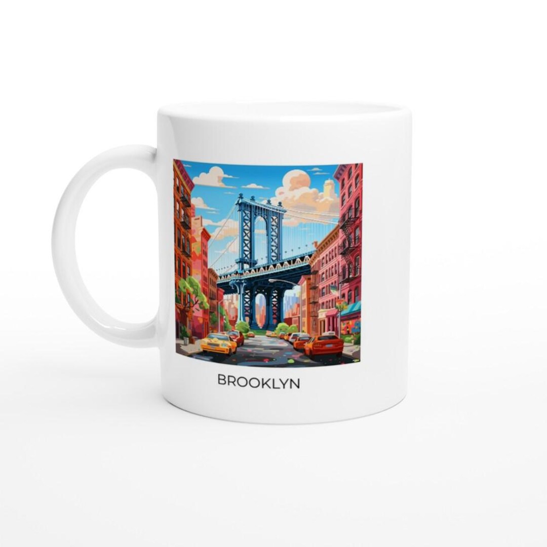 Brooklyn Mug | Brooklyn, New York Gift Idea, 11 Oz Ceramic Coffee Cup ...