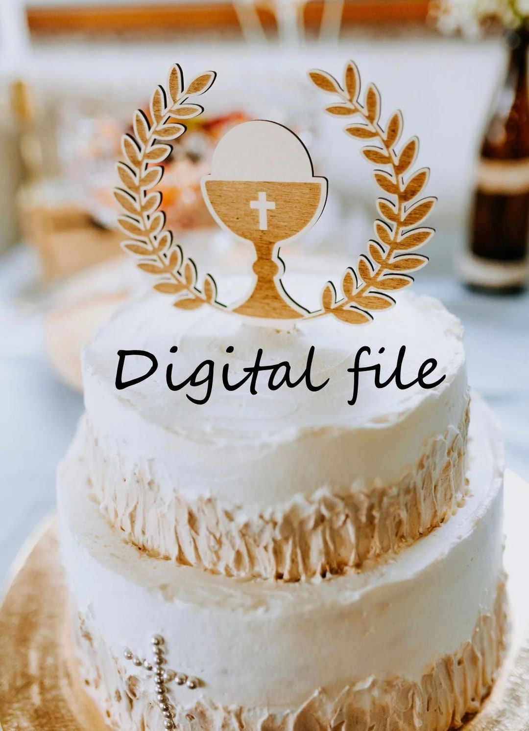 First Holy Communion Topper for Cake - Etsy