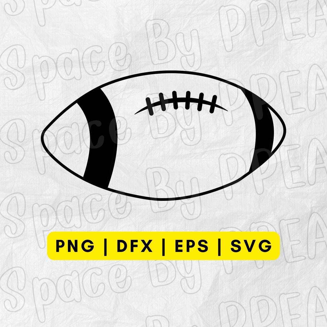 Football Instant Digital Download Svg, Png, Dxf, and Eps, Layered ...