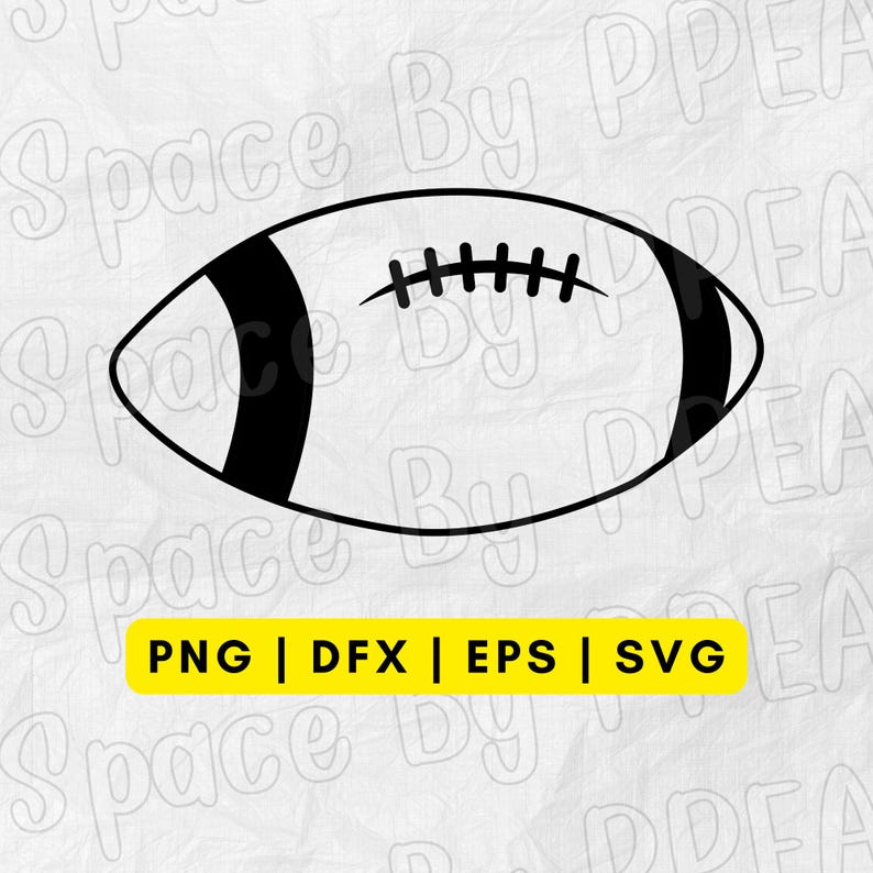 Football Instant Digital Download Svg, Png, Dxf, and Eps, Layered ...