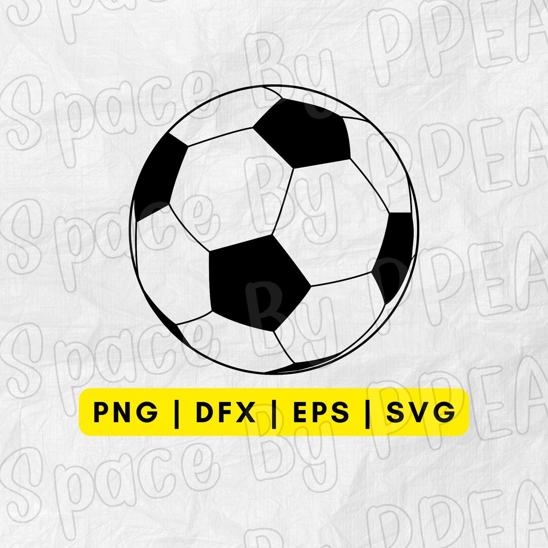 Soccer Ball Instant Digital Download Svg, Png, Dxf, and Eps, Soccer ...