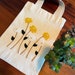 Tote Bag, Punch Needle Embroidered Tufted Tote Bag, Hand Tufted Tote ...