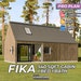 FIKA 18x30 540 SQFT 1 Bedroom Modern Scandinavian Cabin House Plan Tiny ...