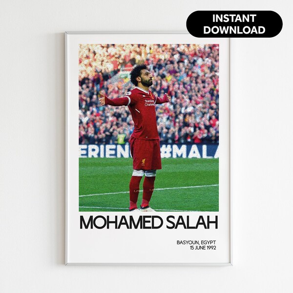 Mohamed Salah Print - Etsy