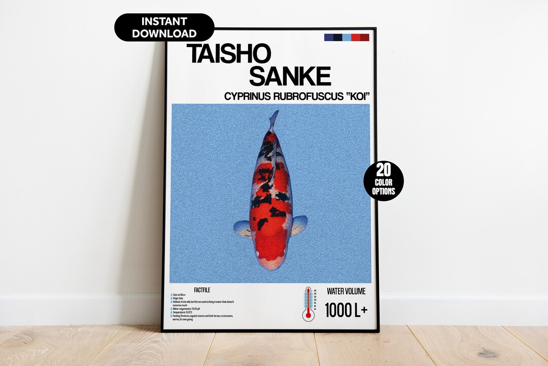 Aquarium Fish Poster Aquarium Poster Tropical Fish Digital - Etsy