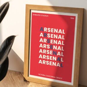 Arsenal Poster Sports Office Art - Arsenal Poster Instant Download ...