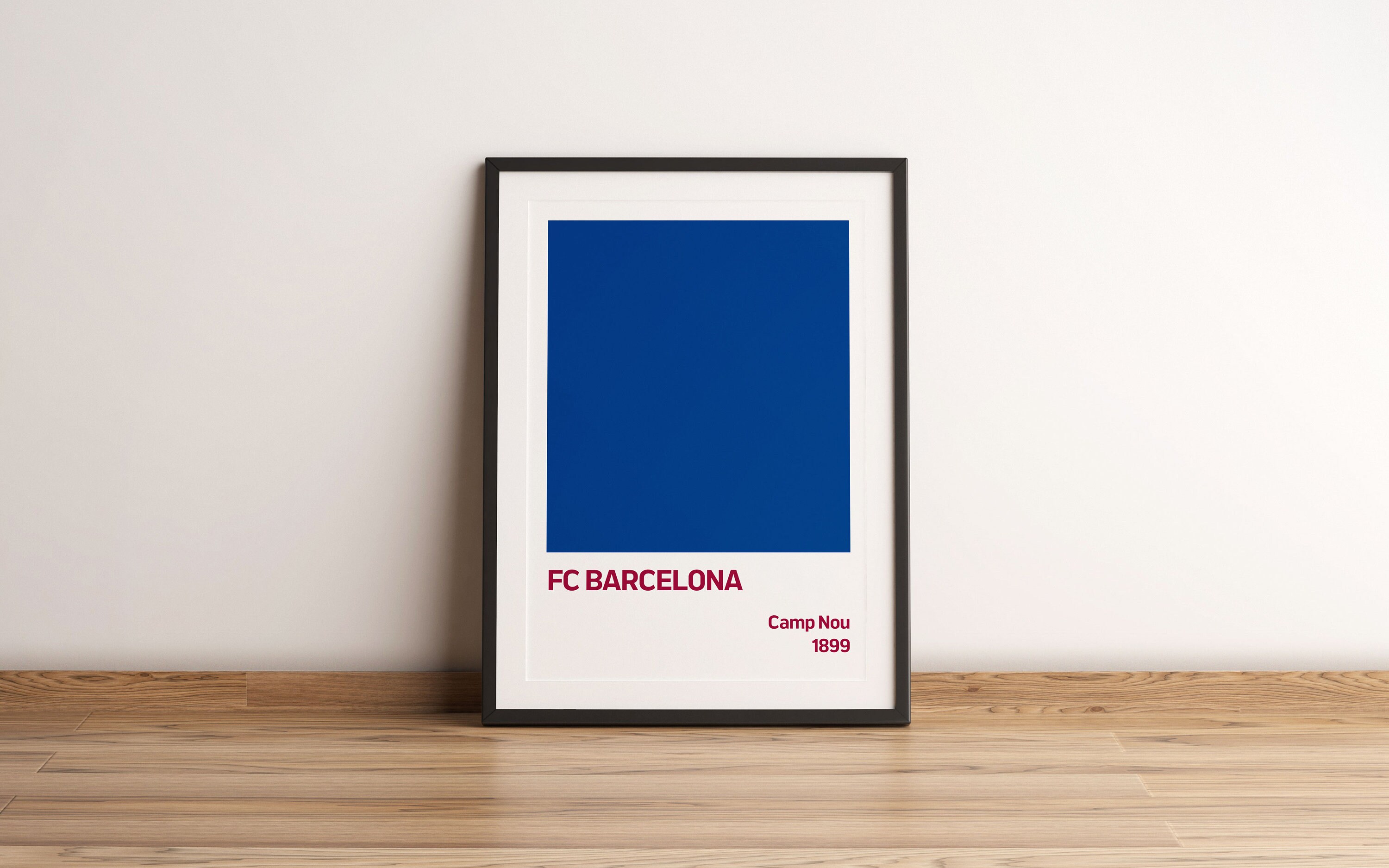 Football Poster, Football Digital Poster, Barcelona Digital Poster ...