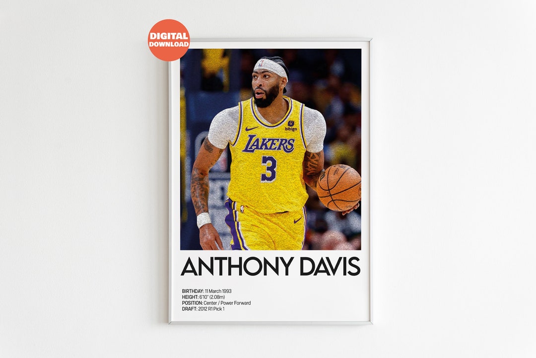 Anthony Davis Poster - Anthony Davis Sports Office Art Instant Download ...