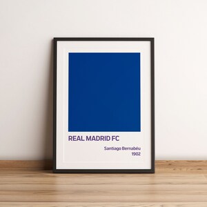 Football Poster, Football Digital Poster, Real Madrid Digital Poster ...