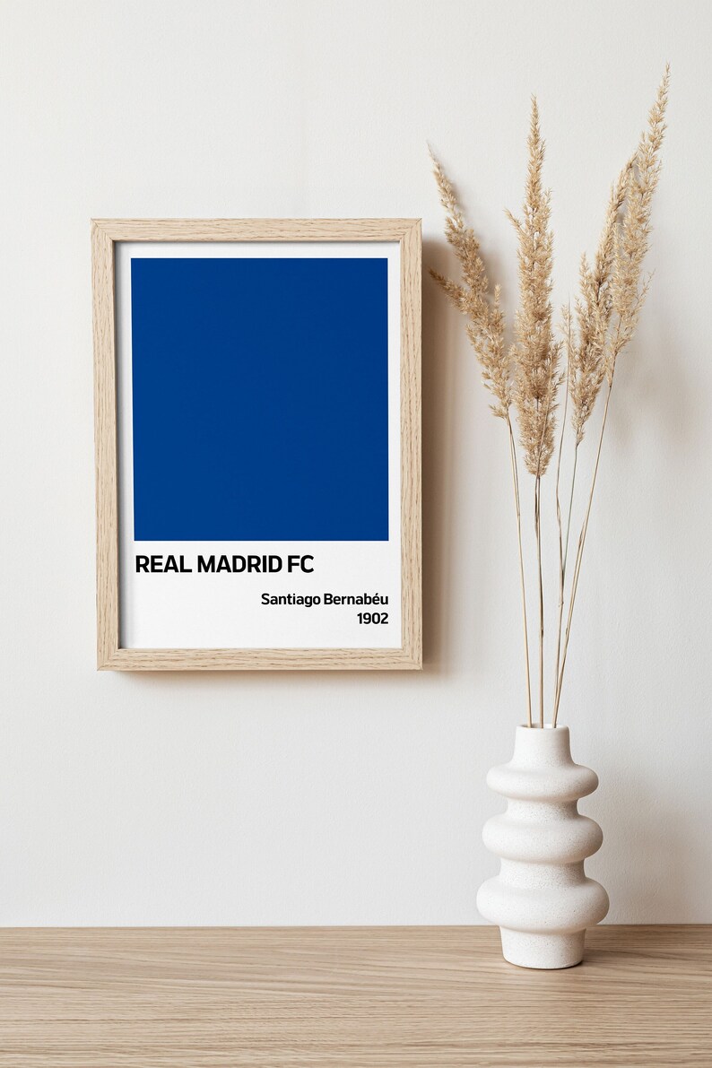 Football Poster, Football Digital Poster, Real Madrid Digital Poster ...