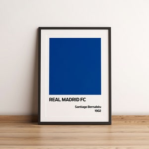 Football Poster, Football Digital Poster, Real Madrid Digital Poster ...