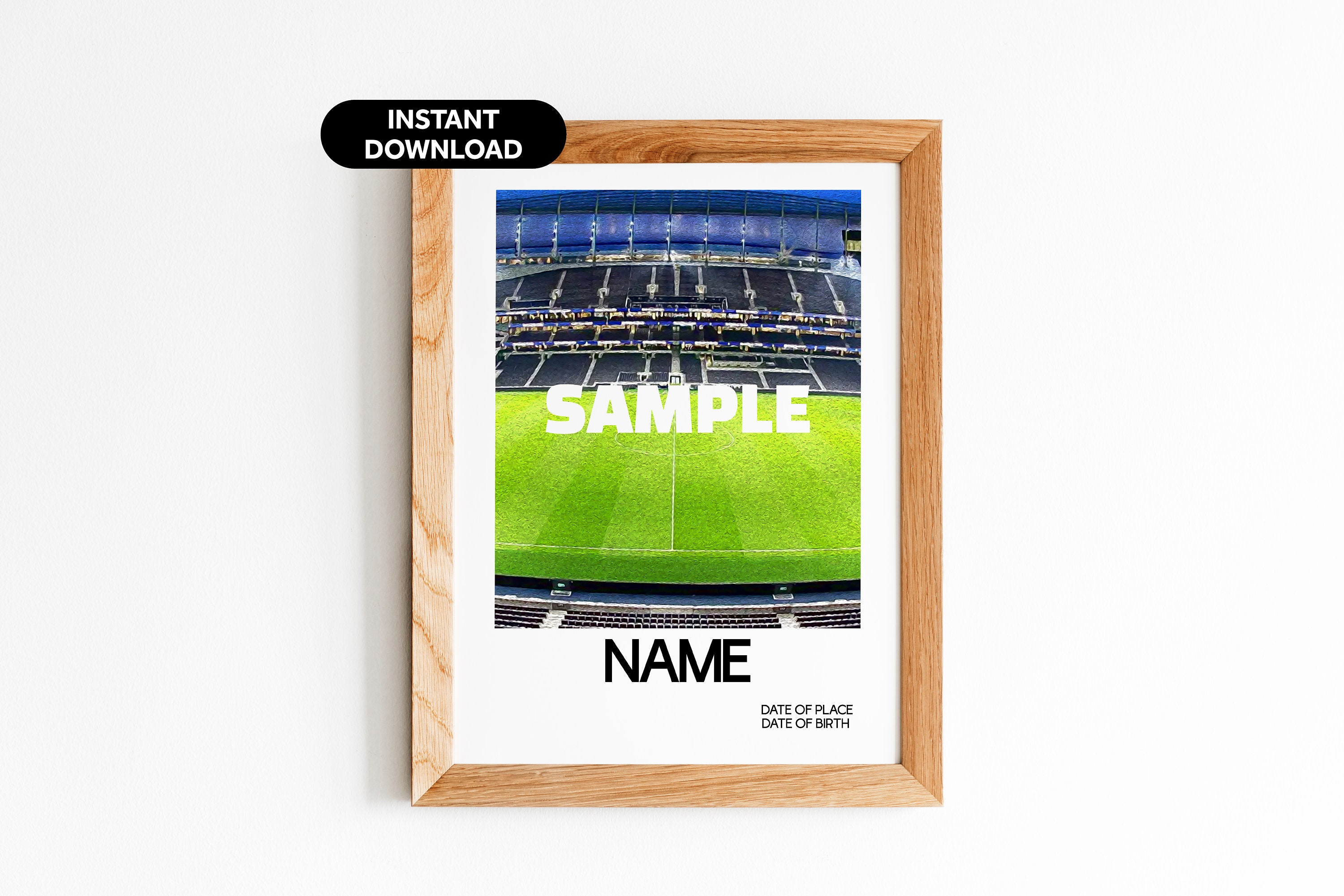 Custom Football Player Poster, Choose Your Own Football Player Poster ...