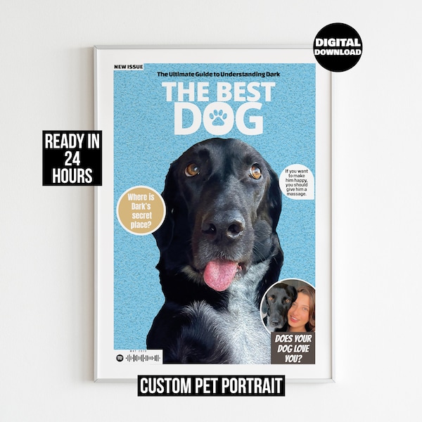 Dog Magazine Covers - Etsy