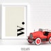 Vintage Typewriter Letter W Digital Wall Art - Retro Print for Home ...