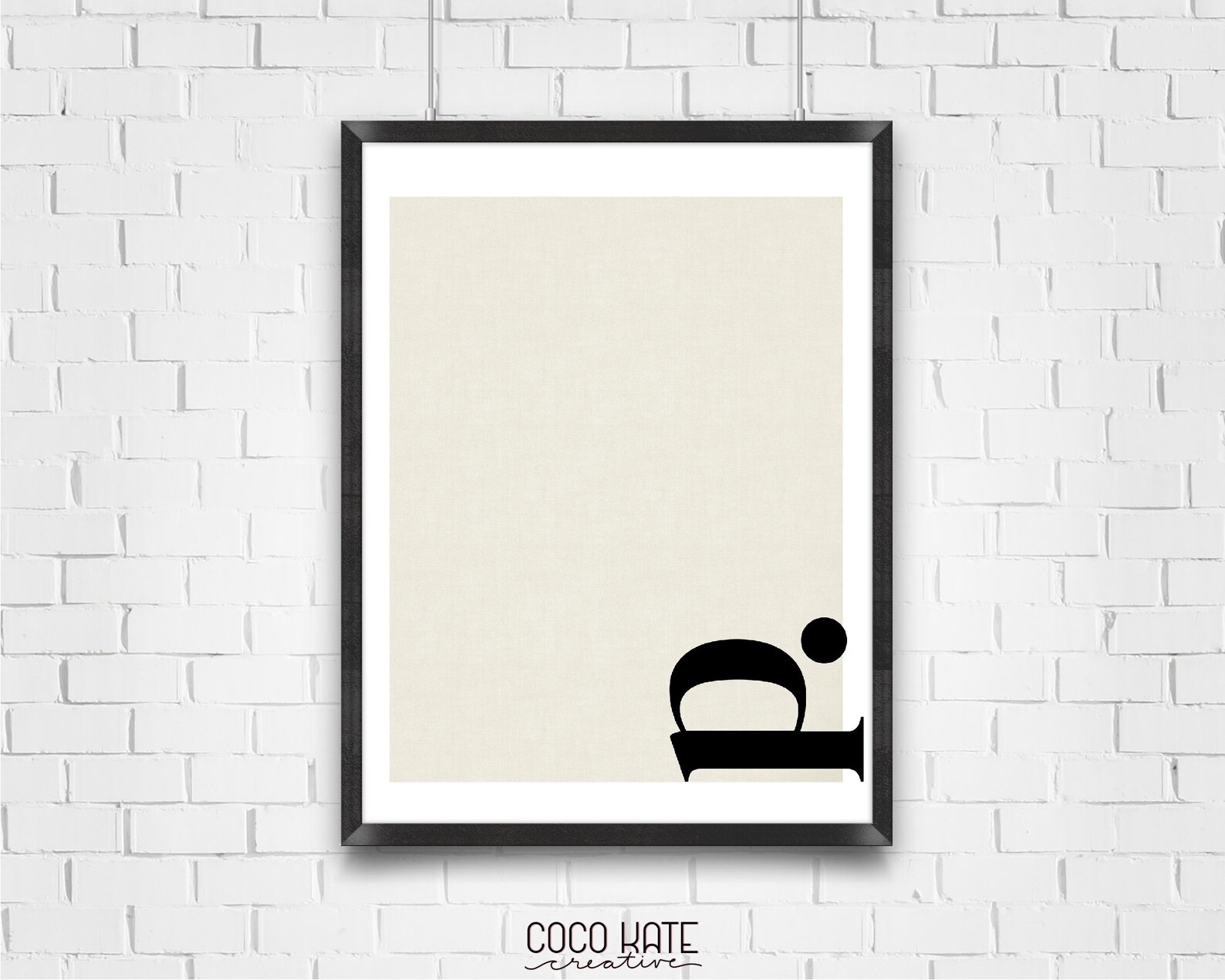 Vintage Typewriter Letter P Digital Wall Art - Retro Print for Home ...