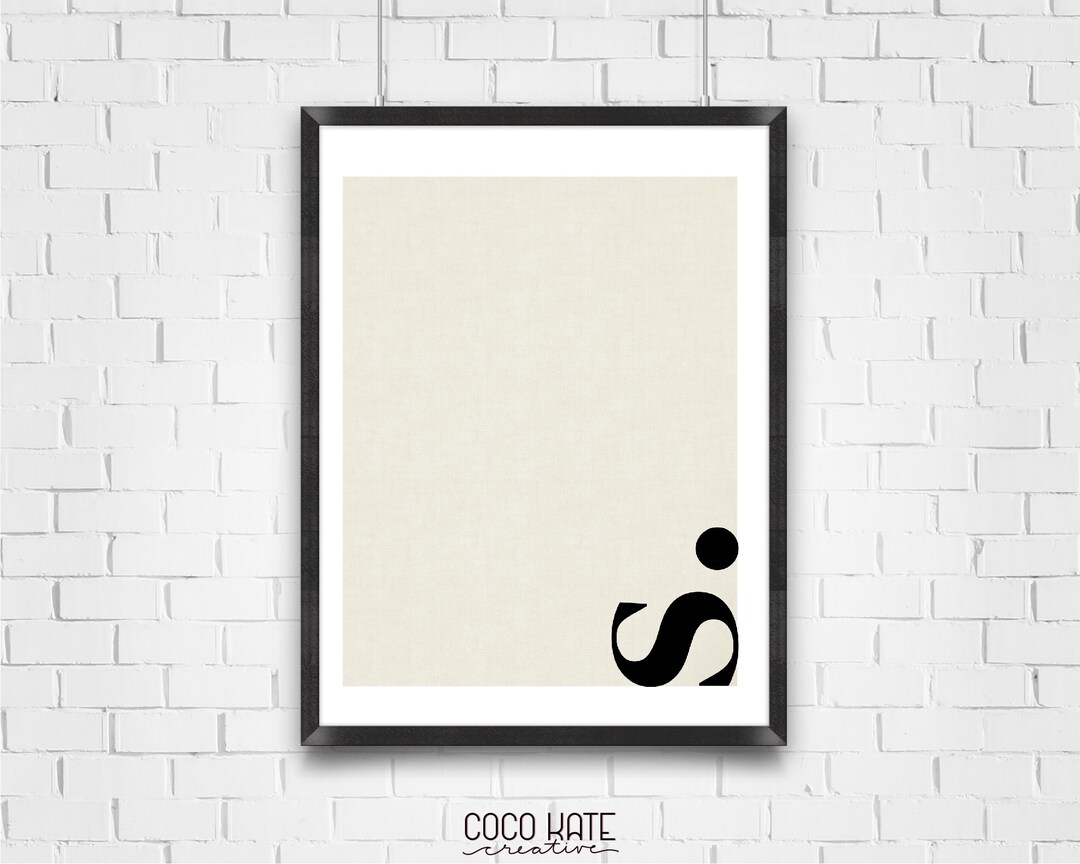 Vintage Typewriter Letter S Print: Retro Home Decor (digital Download ...