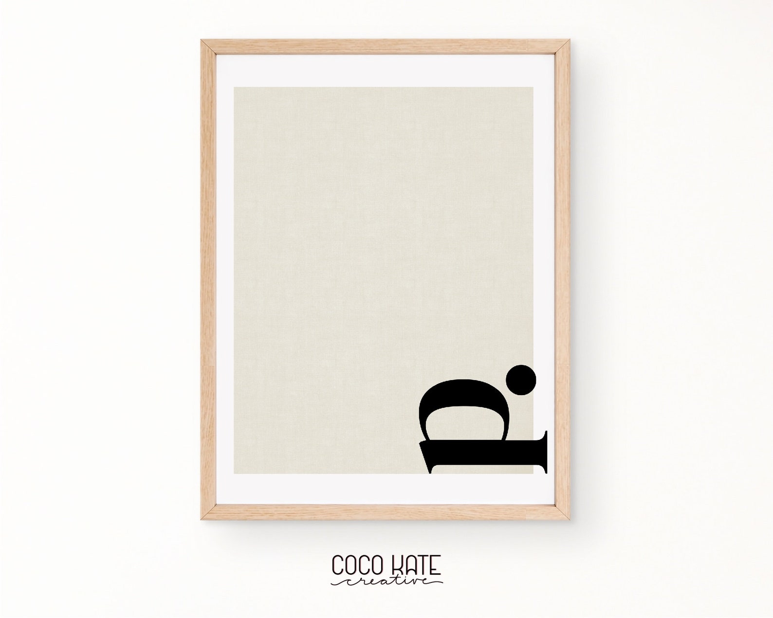 Vintage Typewriter Letter P Digital Wall Art - Retro Print for Home ...