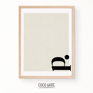 Vintage Typewriter Letter P Digital Wall Art - Retro Print for Home ...