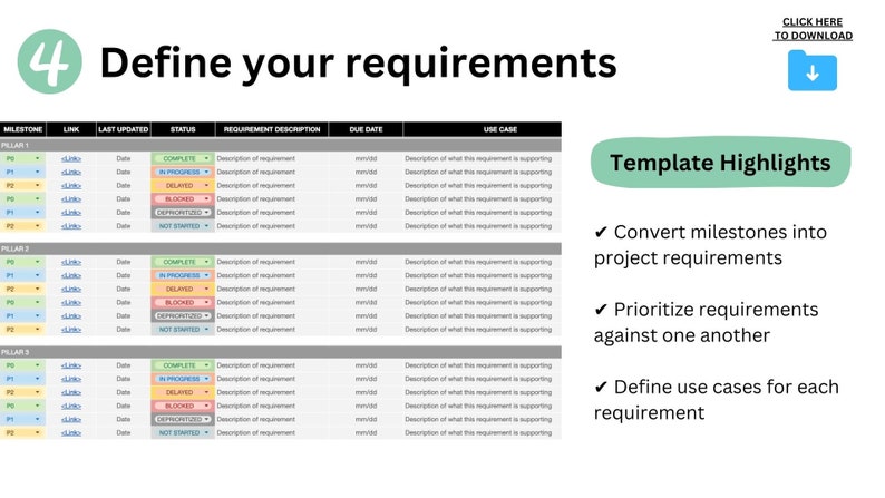 Ultimate Project Management Toolkit: 8 Instant Download Excel Sheet ...