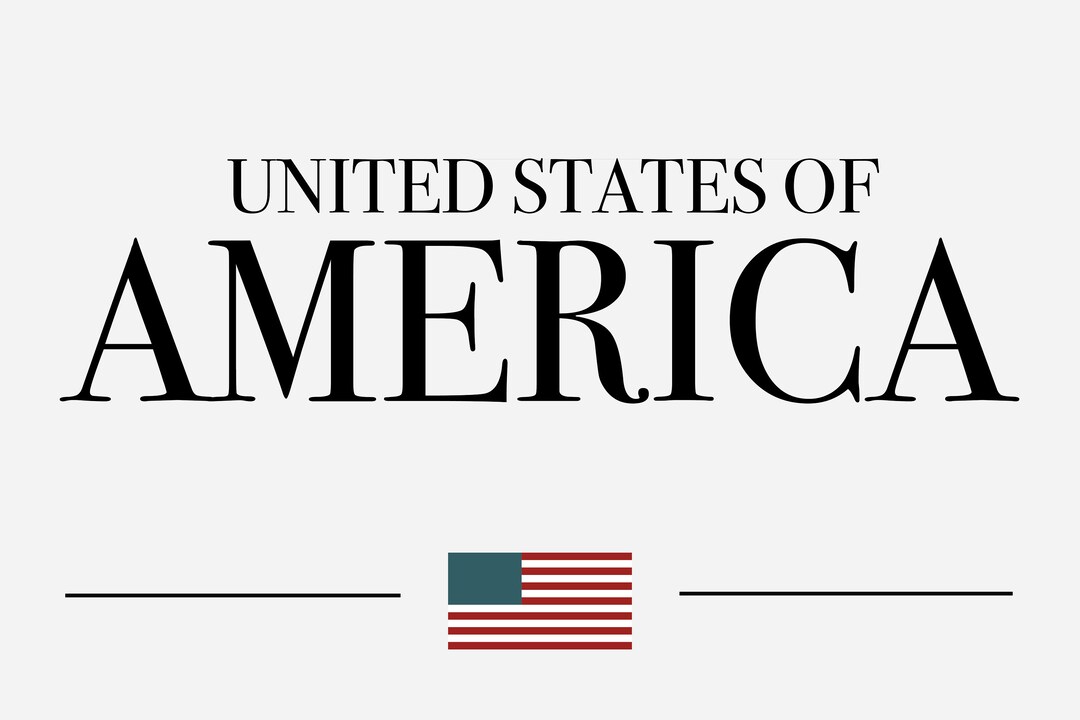 USA Minimal Wall Poster - Etsy