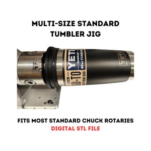 Chuck Rotary Tumbler Holder Jig Quick Change DIGITAL FILE ONLY - Etsy