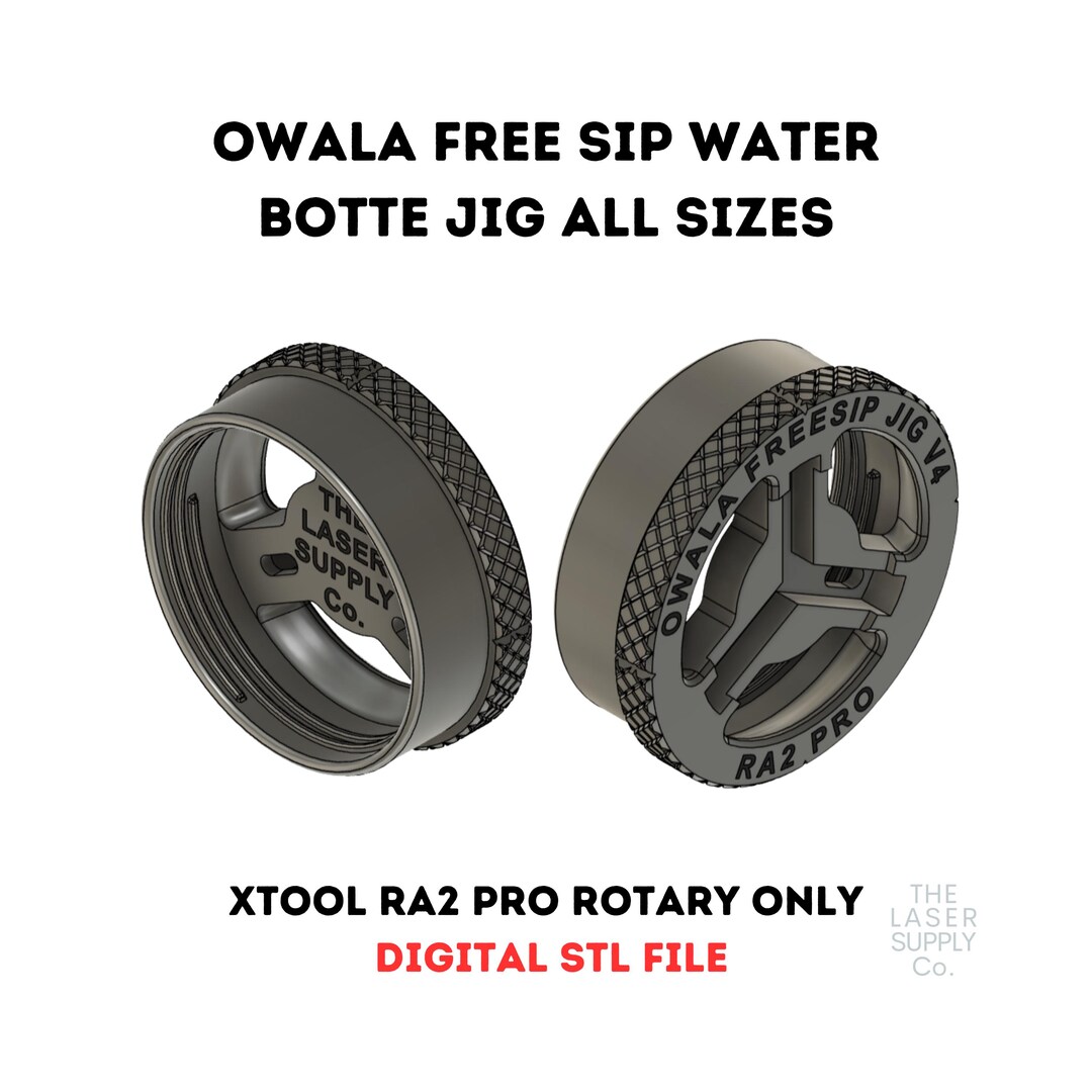 Xtool RA2 Pro Rotary Owala Free Sip Water Bottle Holder Jig Quick ...
