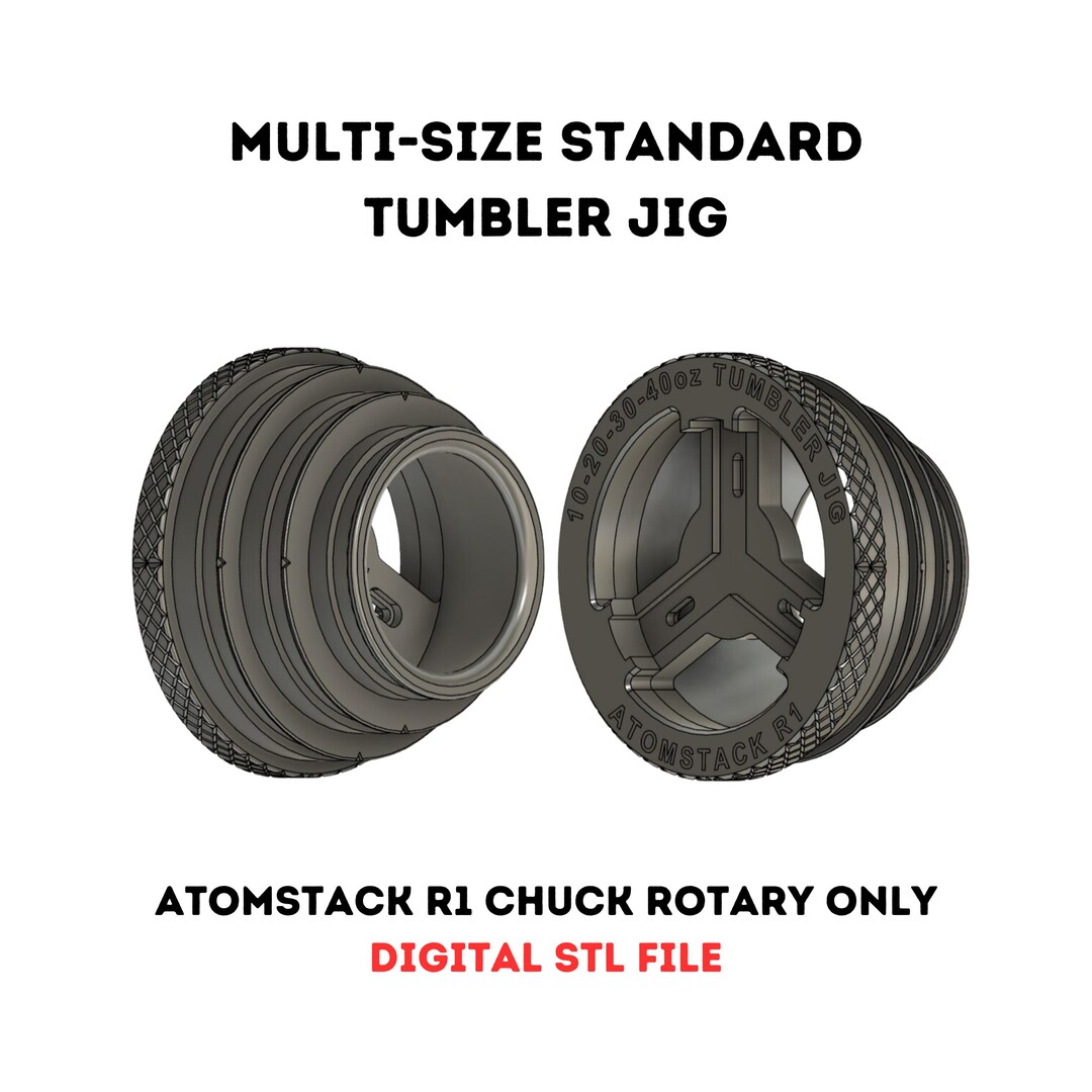 Atomstack R1 Chuck Rotary Tumbler Holder Jig Quick Change Multi Jig Set ...