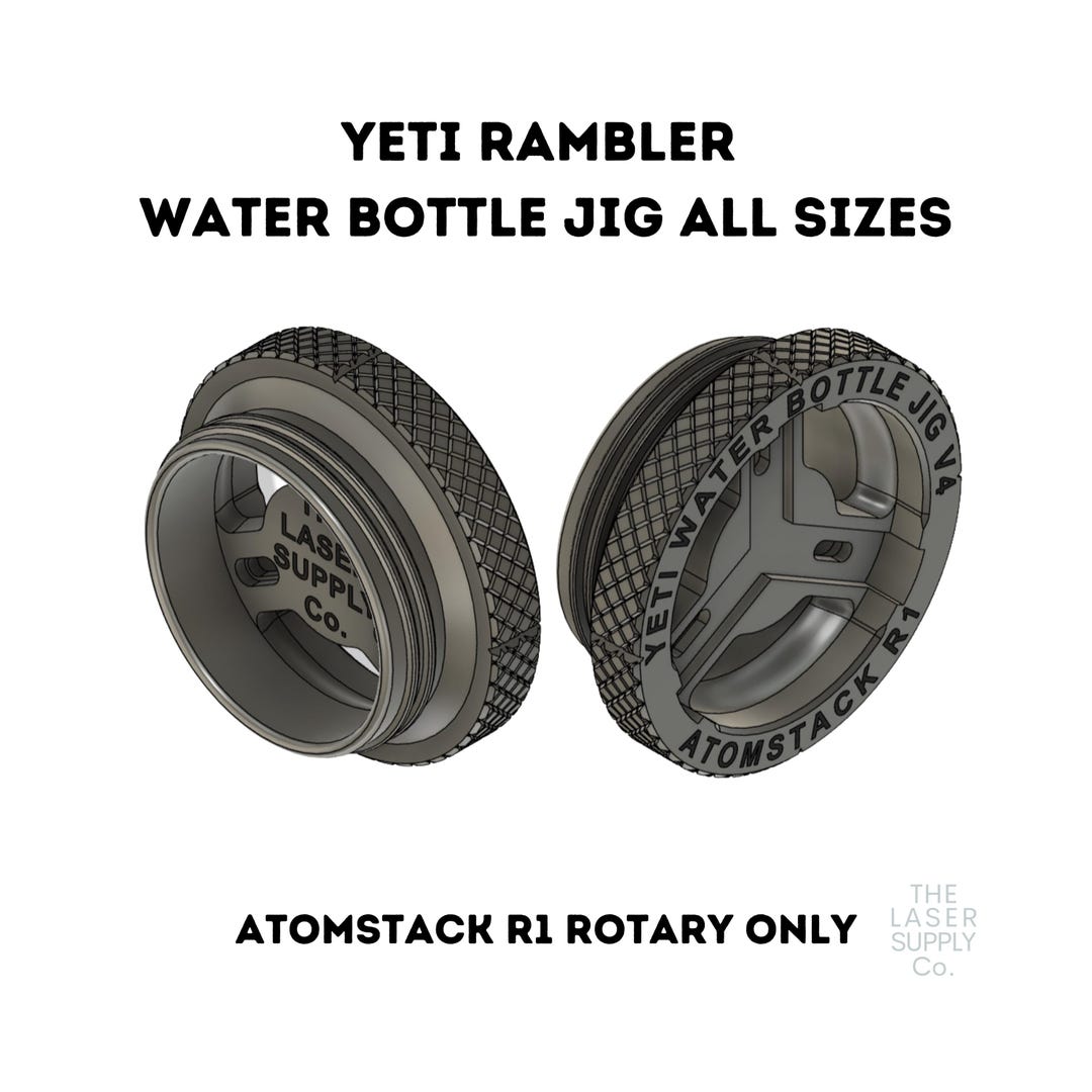 Atomstack R1 Rotary Yeti Rambler Water Bottle Jig All Sizes Quick Change - Etsy