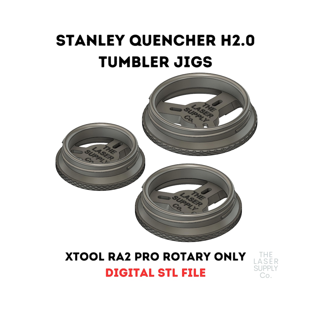 Xtool RA2 Pro Rotary Stanley Quencher H2.0 Tumbler Holder Jig Quick ...
