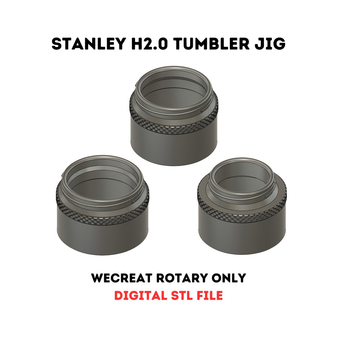 Wecreat Rotary Stanley Quencher H2.0 Chuck Rotary Tumbler Holder Jig ...