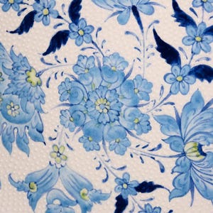 Blue Hanging Plate,lotus Flower Design Plate,turkish Ceramic Plate ...