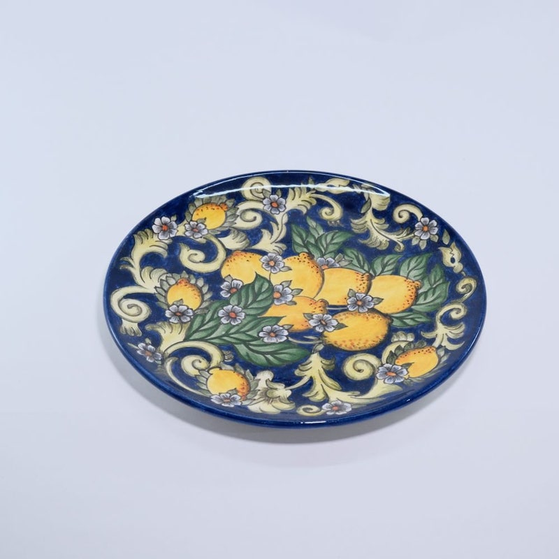 Ceramic Lemon Dinner Plates - Etsy