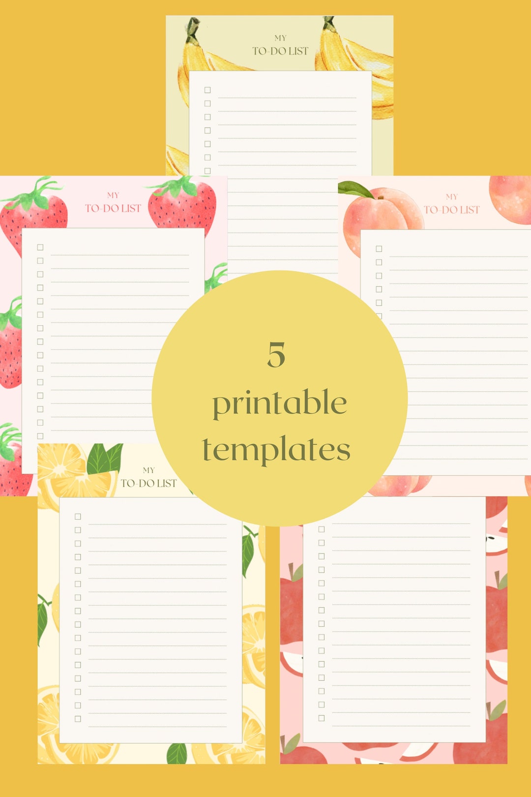 To Do List Bundle Fruitto Do List for Wedding Check List Packing List ...