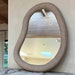 Handmade Plaster Puddle Mirror: Textured Organic Wall Decor - Etsy
