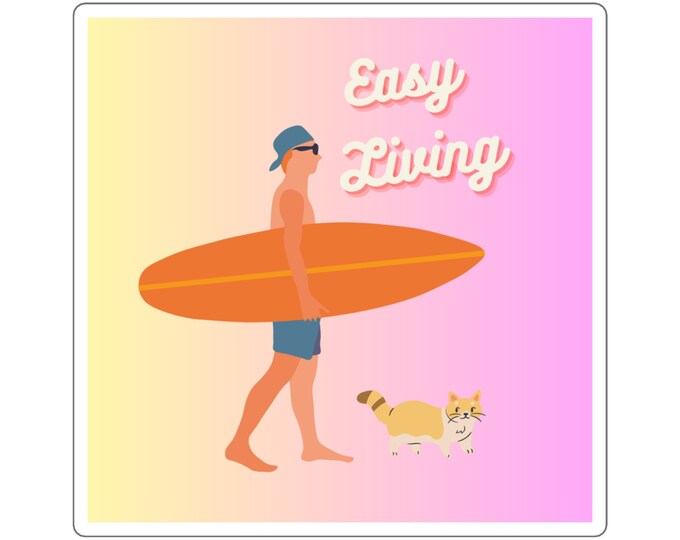 Inattentive Type ADHD Square Stickers - Etsy