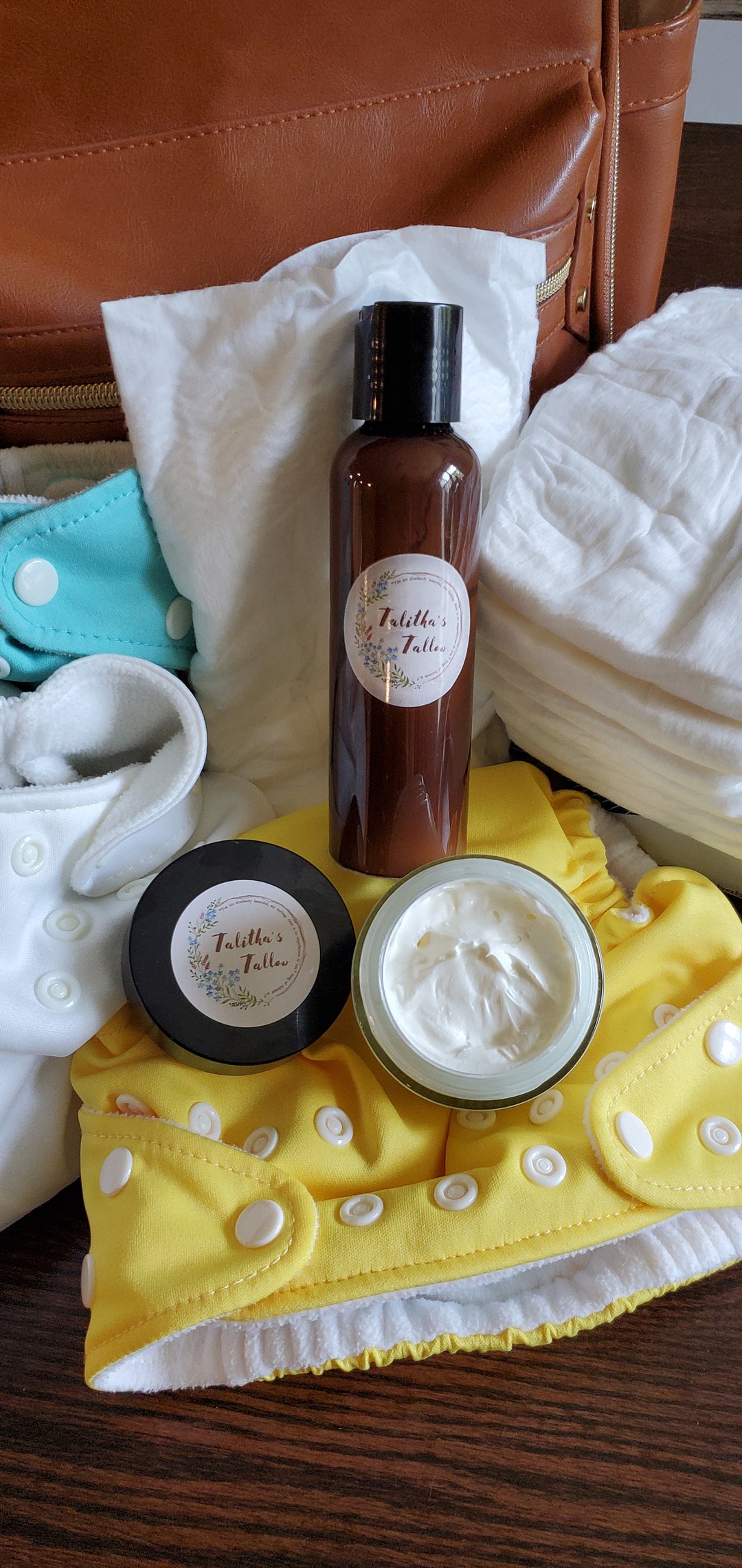 Non-toxic Diaper Rash Tallow Cream (organic, Safe, Cloth Diaper ...