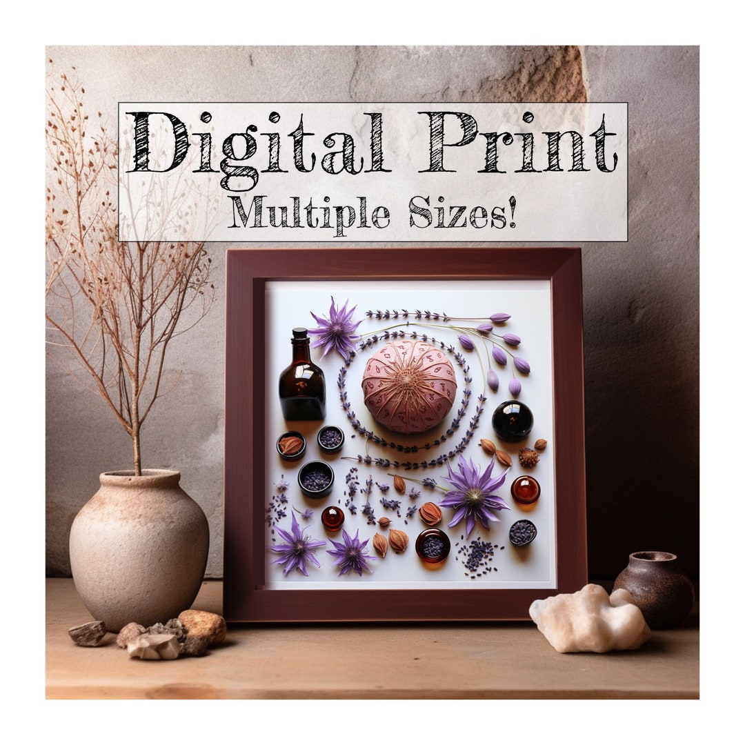 Apothecary 16x16 Digital Print Scale Down to Any Size | Moody Vibes ...