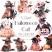 30 Halloween Cat Clipart Bundle Cute Halloween Cat PNG Files - Etsy