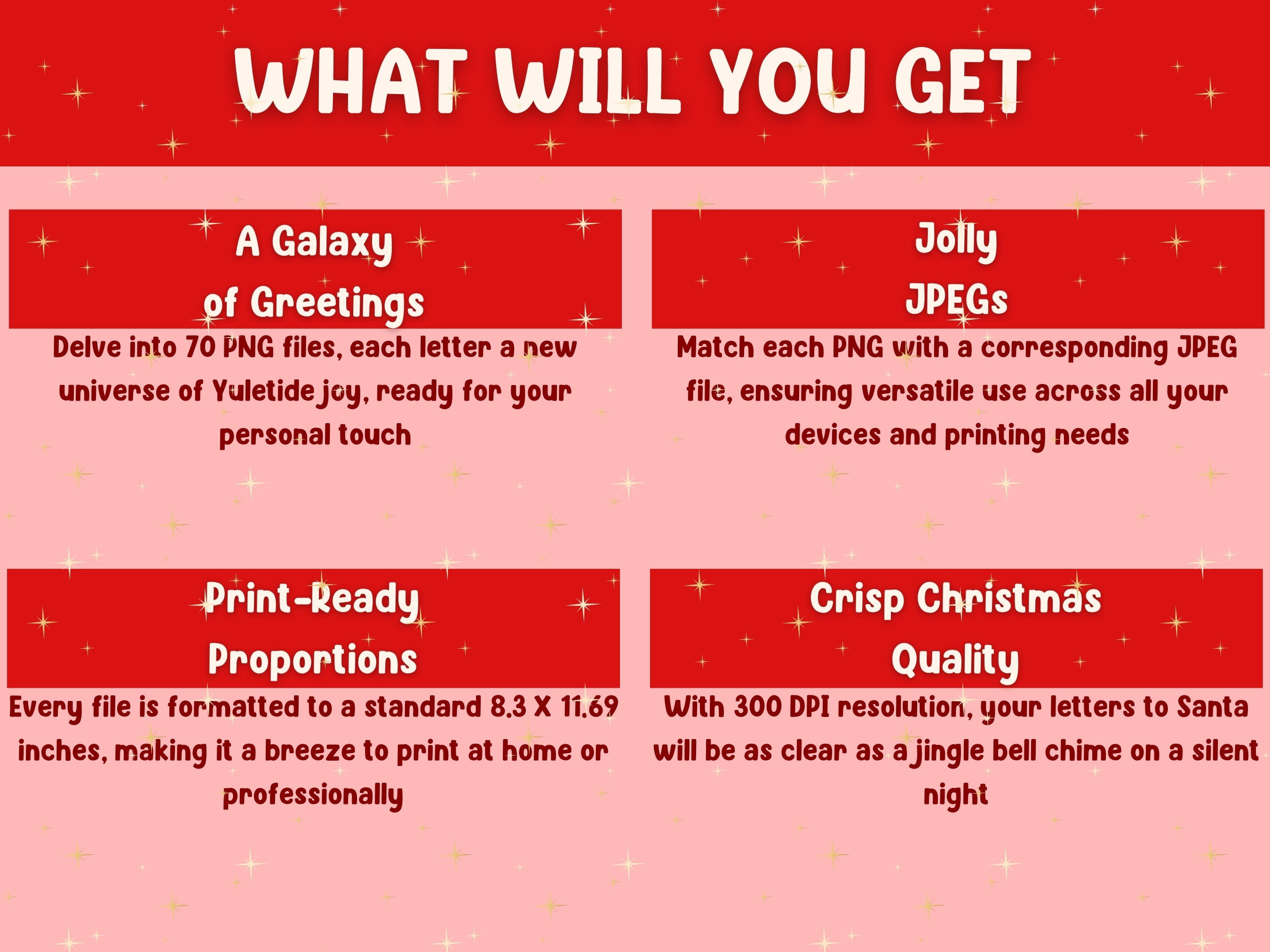 Santa Letter Bundle | 70 Unique Letter Designs | Letter to Santa for ...