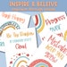 Set of 8 Boho Growth Mindset Posters | Kids Room Ideas | Classroom ...