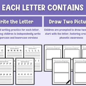 Letter of the Week Activity Workbook | 259 Pages Preschool Curriculum ...