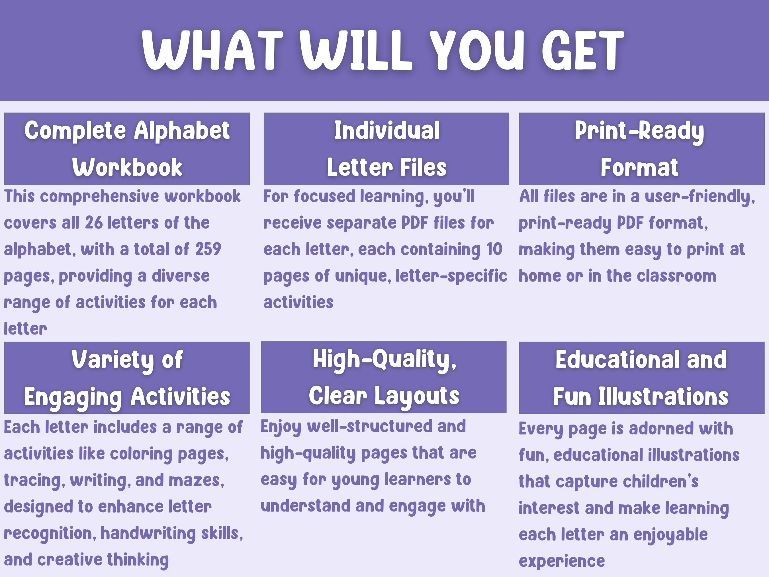 Letter of the Week Activity Workbook 259 Pages Preschool Curriculum ...