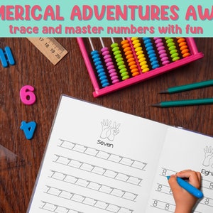 Learning to Trace Activity Book Alphabet and Number Tracing Lines Trace ...