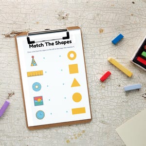 Kindergarten Shapes Workbook | 53 Preschool Curriculum | Workbook With ...