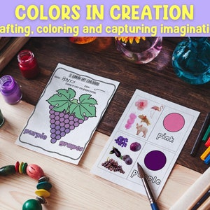 Color Worksheet and Activity Workbook Color Matching Learning Colors ...