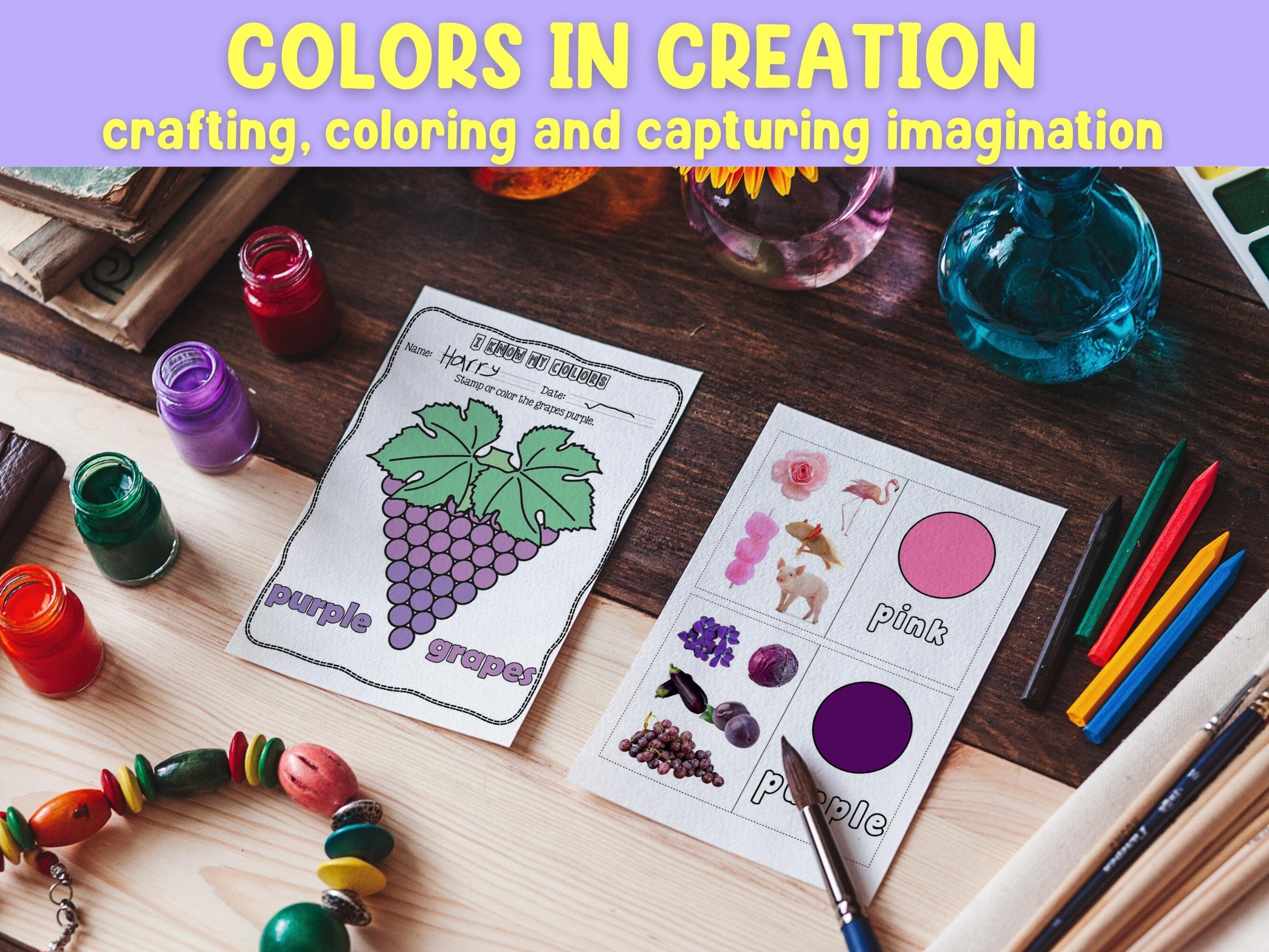 Color Worksheet and Activity Workbook Color Matching Learning Colors ...