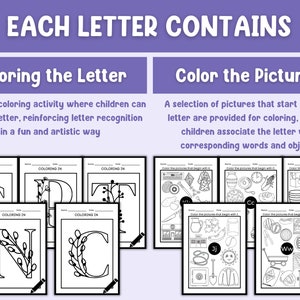 Letter of the Week Activity Workbook | 259 Pages Preschool Curriculum ...