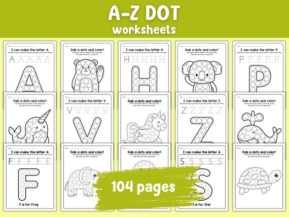 Alphabet Worksheet A Z