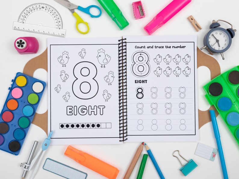 Early Learning Activity Workbook Collection 294 PDF JPG Pages Preschool ...