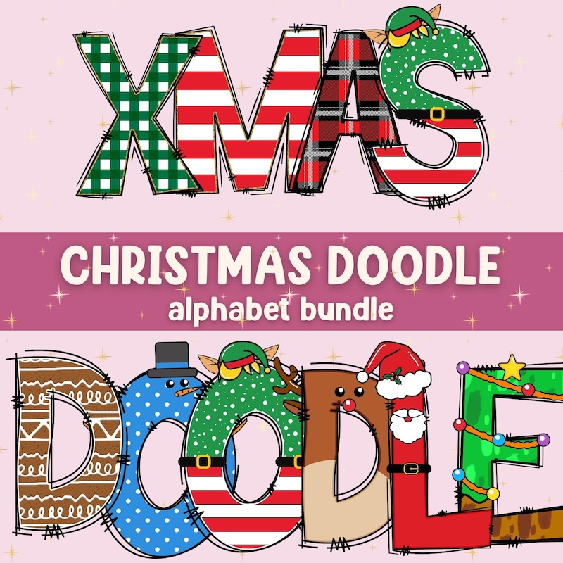 Christmas Doodle - Etsy